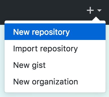 github new repo action